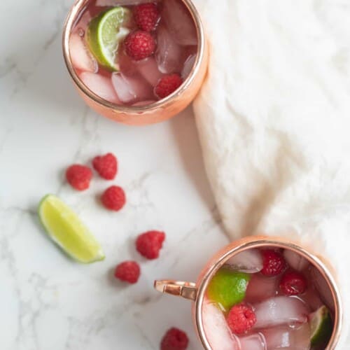 Raspberry Moscow Mule
