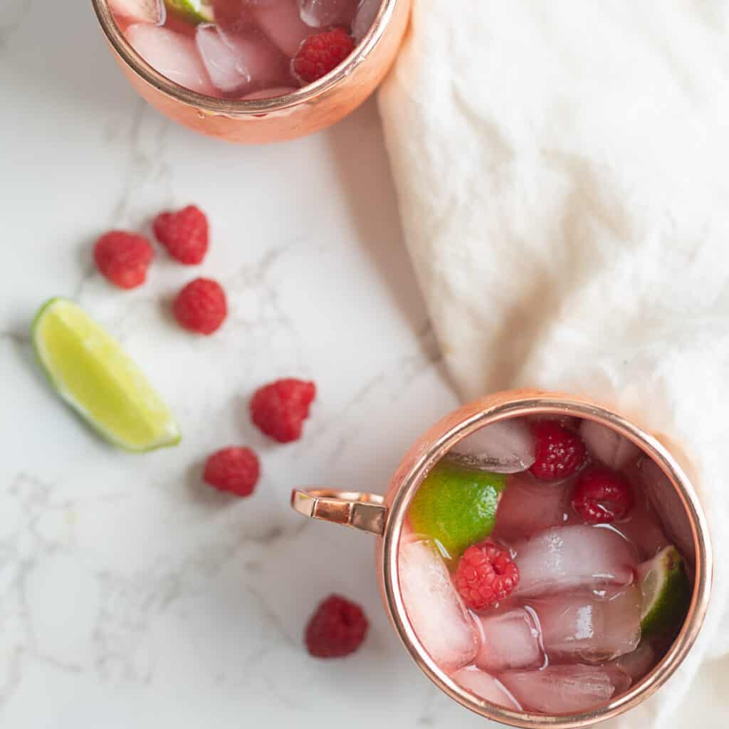 Raspberry Moscow Mule