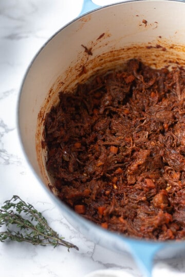 Slow Braised Short Rib Ragu with Pappardelle