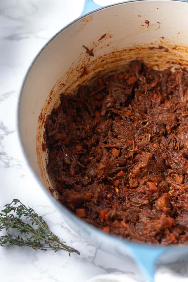 Slow Braised Short Rib Ragu with Pappardelle
