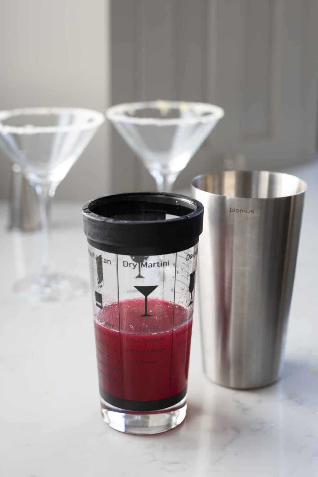 Blueberry Lemon Drop Cocktail