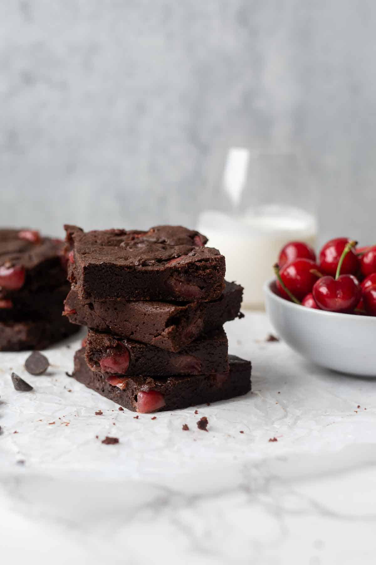 Chocolate Cherry Brownies